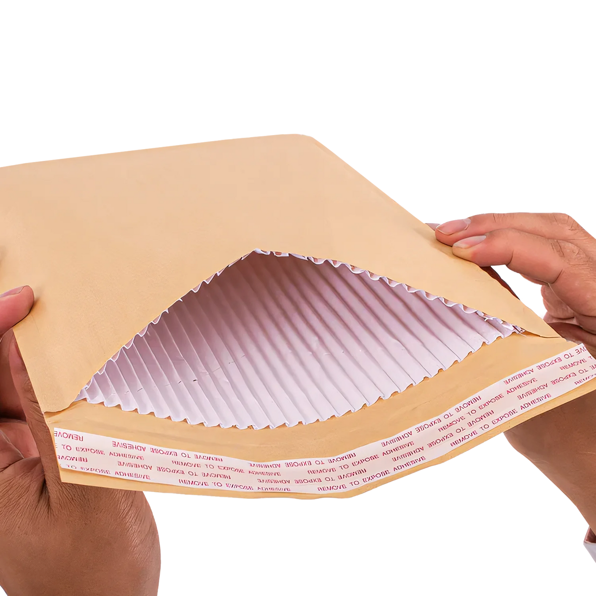 Brown Corrugated Padded Envelopes - 5.91x8.46 Inch - £0.19 Each