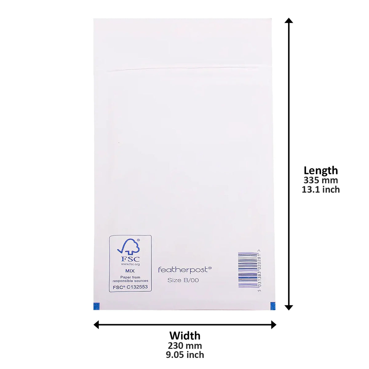 White Padded Envelopes - F/3 230x335mm - £0.27 Each